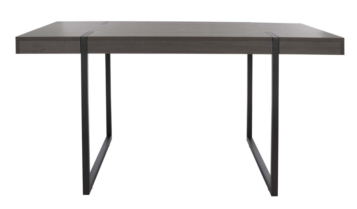 Safavieh Cael Dining Table - Charcoal / Black