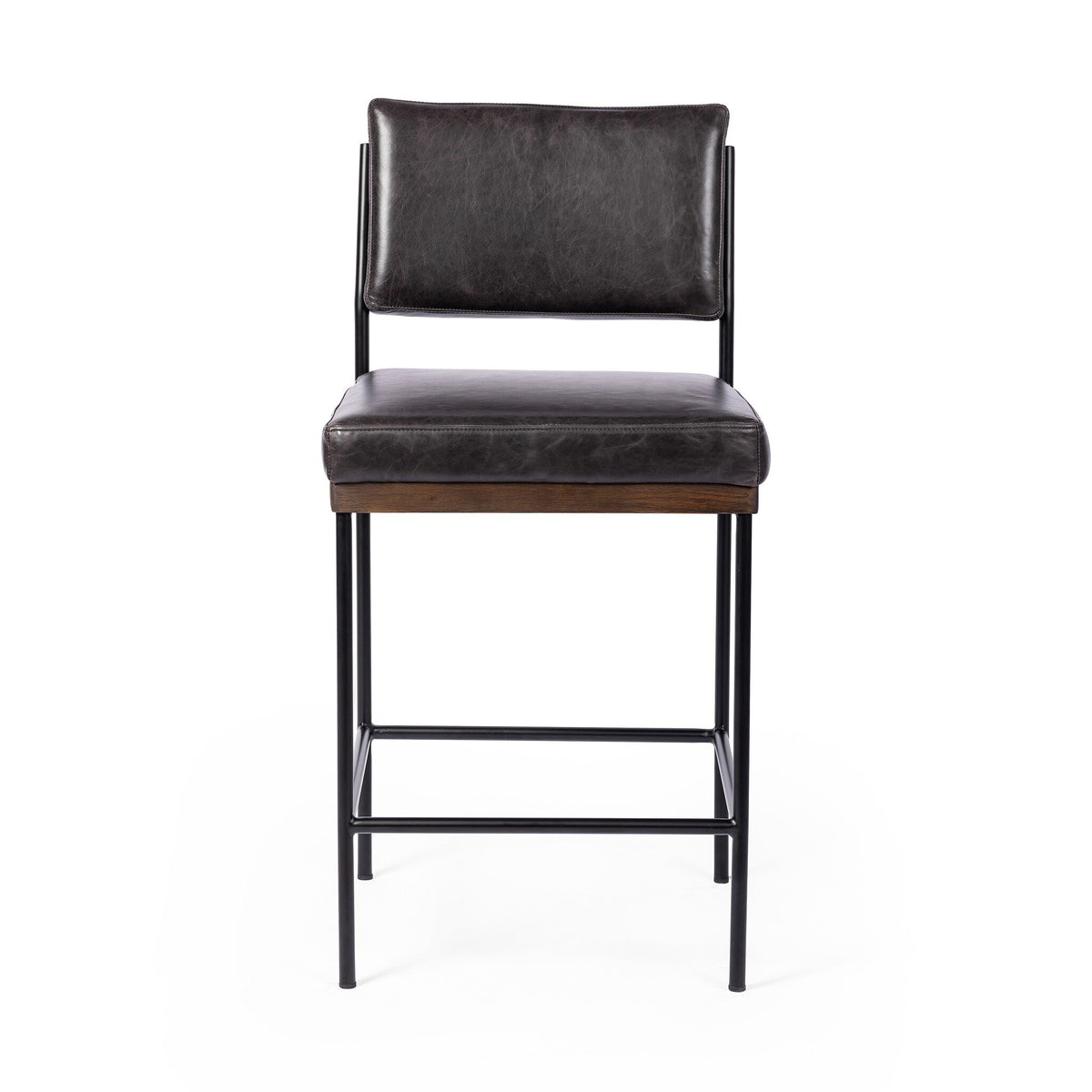 Benton Bar + Counter Stool - Sonoma Black | Four Hands - 109318-013