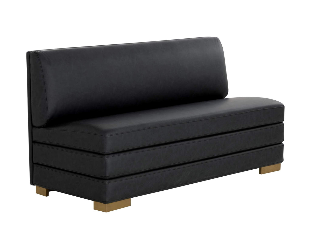 Radcliff Banquette - Bravo Black | Sunpan Furniture - 112023