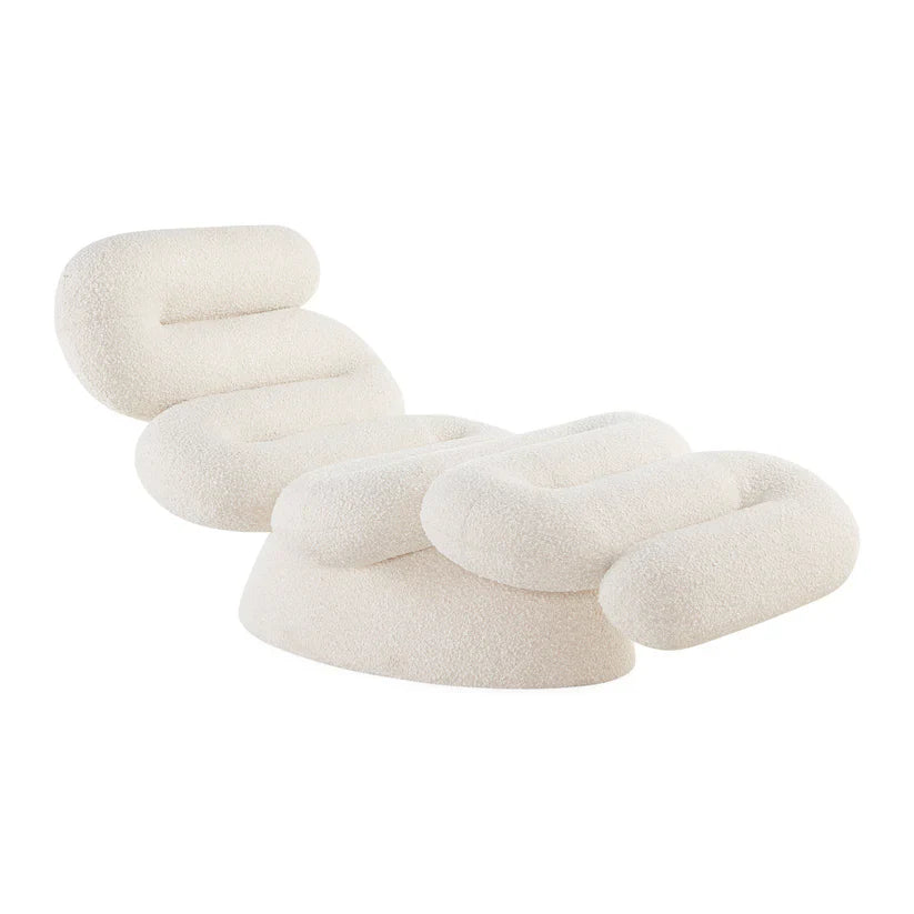 Serpentine Chaise - Olympus Ivory | Jonathan Adler - 33456