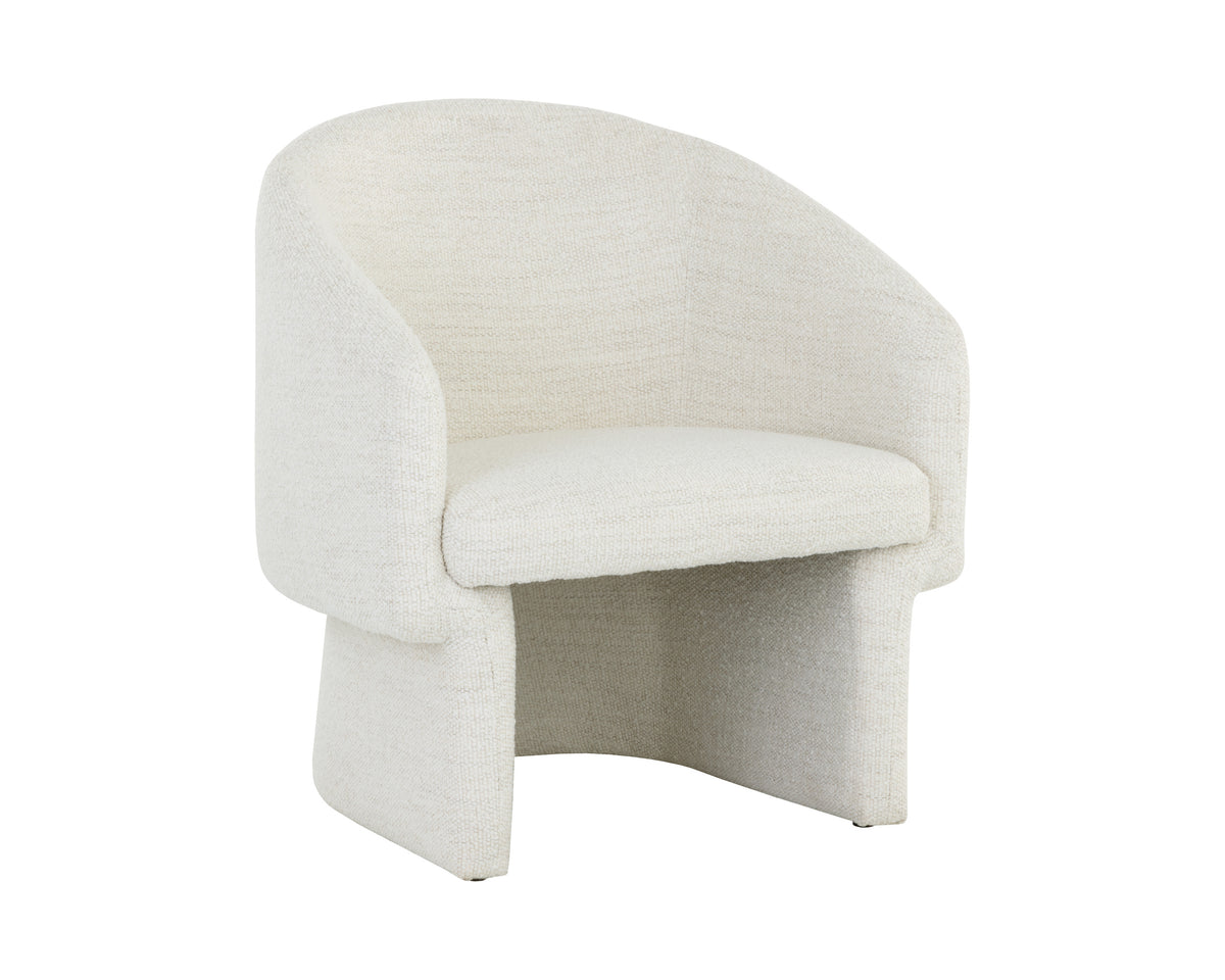 LAURYN LOUNGE CHAIR - MERINO PEARL