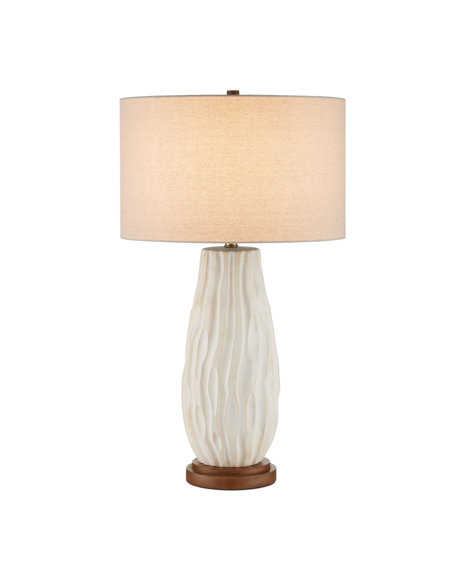 Water-borne White Table Lamp | Currey & Co - 6000-1050
