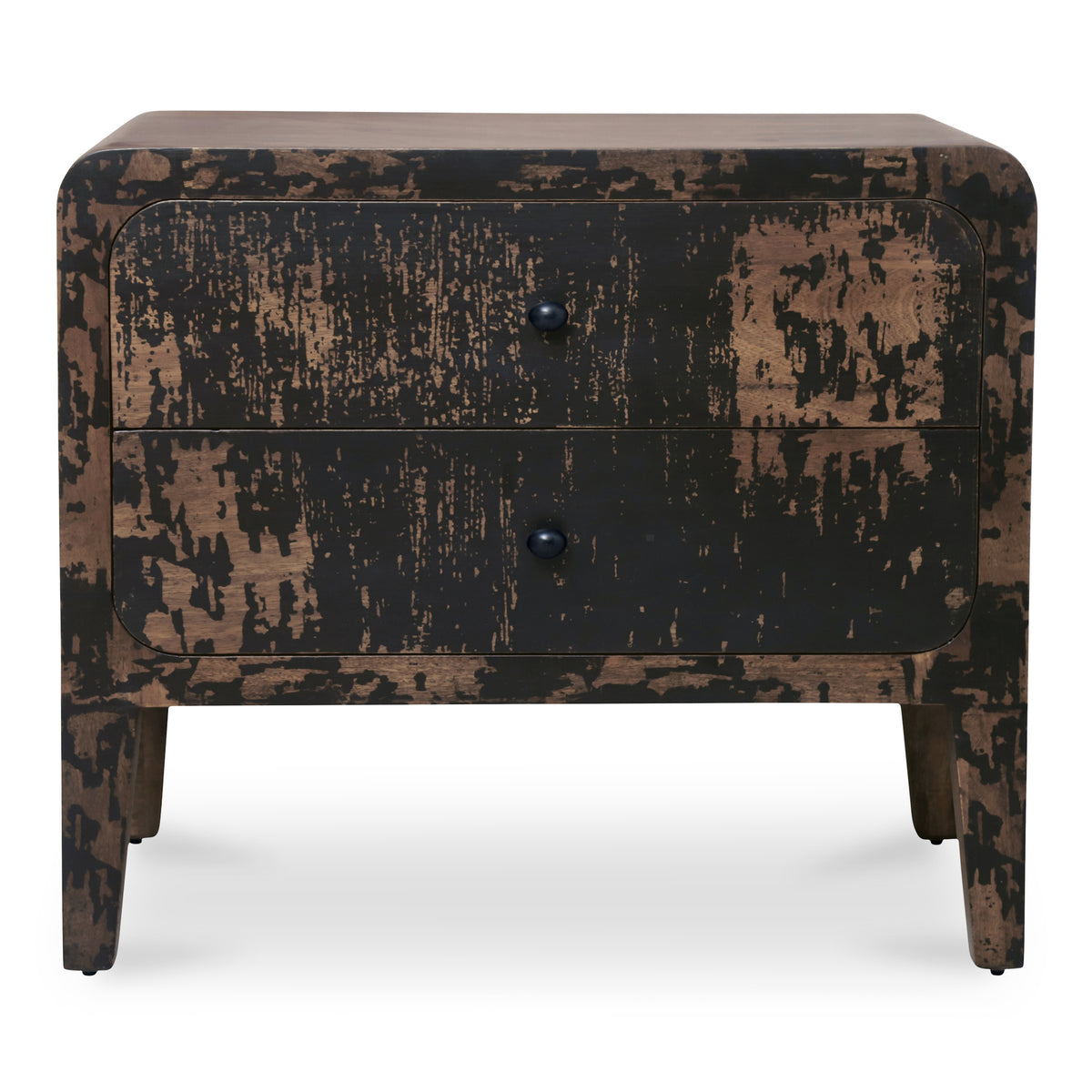 Iris Nightstand Distressed Black | Moe's Furniture - PP-1022-02