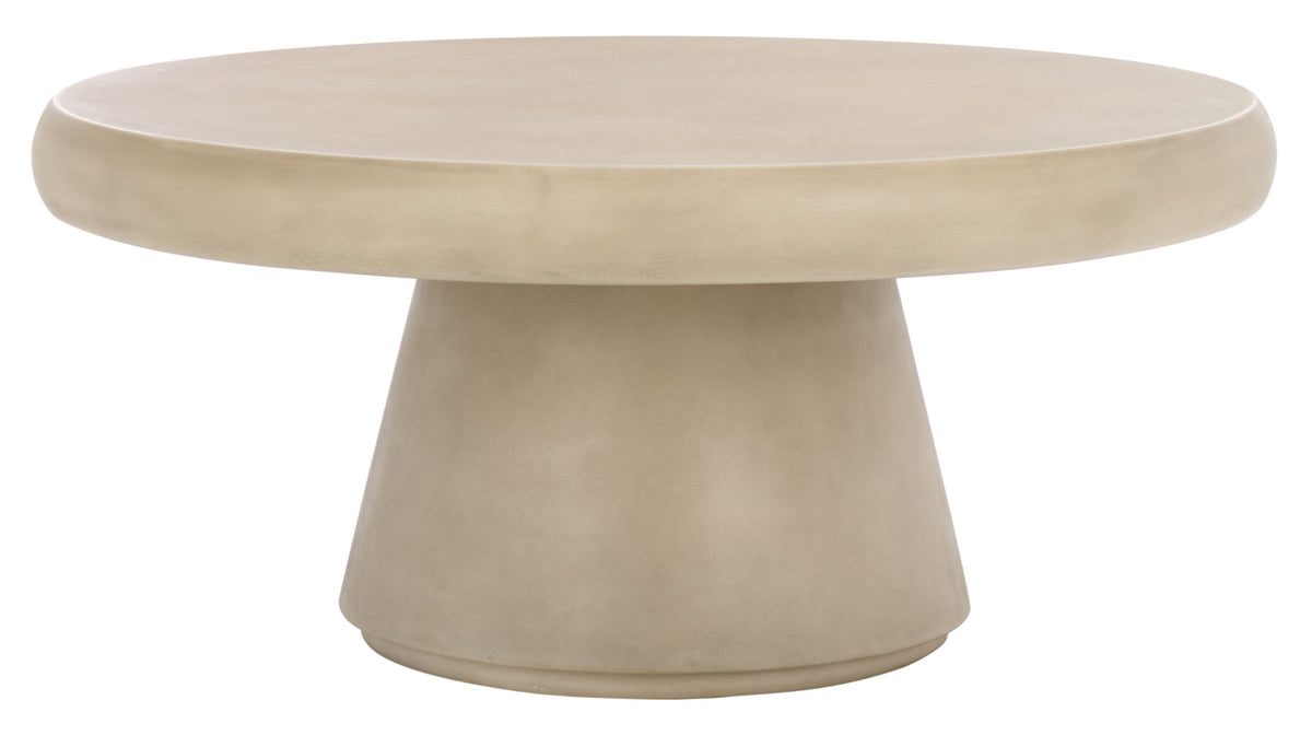 Hayleen Round Concrete Coffee Table | Safavieh Couture - SFV2603