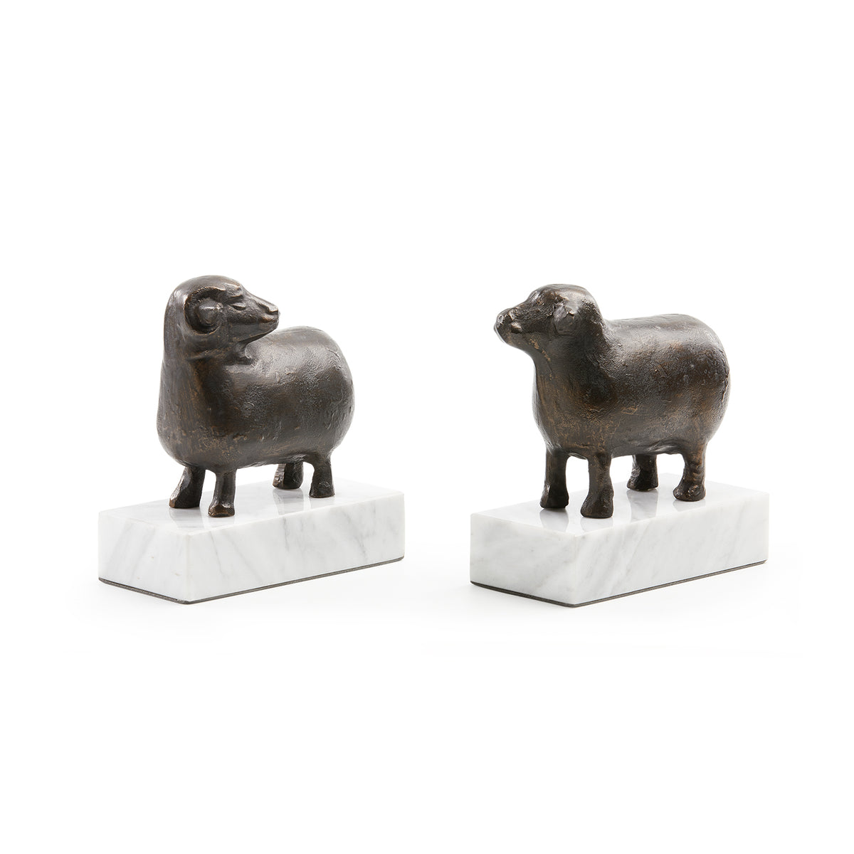 Sheep Bookends (Pair) - Bronze | Villa & House - SHP-1742-804