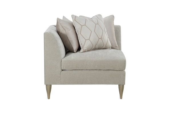 Fret Knot Corner | Caracole Furniture - UPH-019-CR1-B