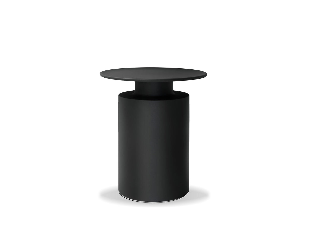 End Table Matte Black Aluminum | Mobital - WEN-ROOK-MBLA-
