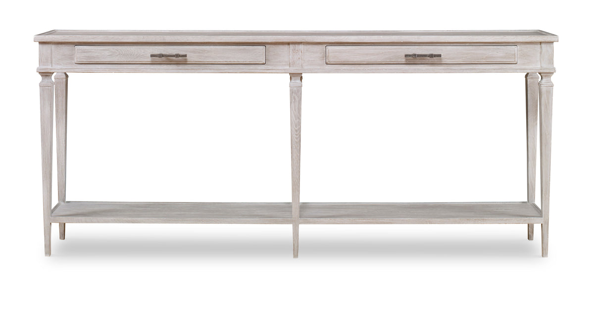 Aiden Console Table - White Rustic | Century Furniture - B2W-724
