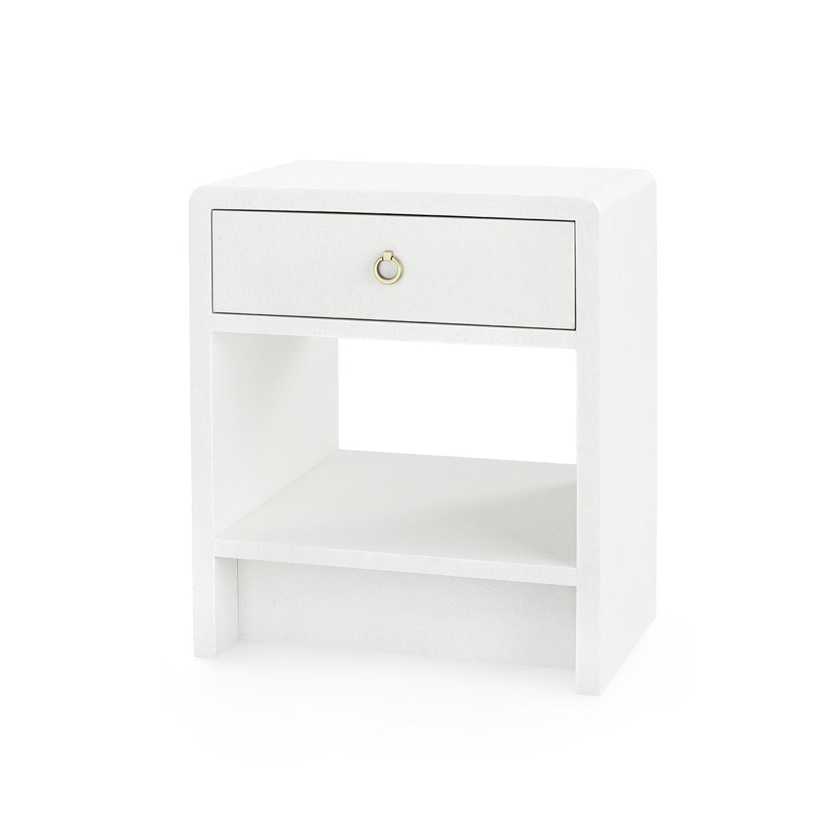 Benjamin Linen 1-Drawer Side Table | Villa & House - BEN-110-5199