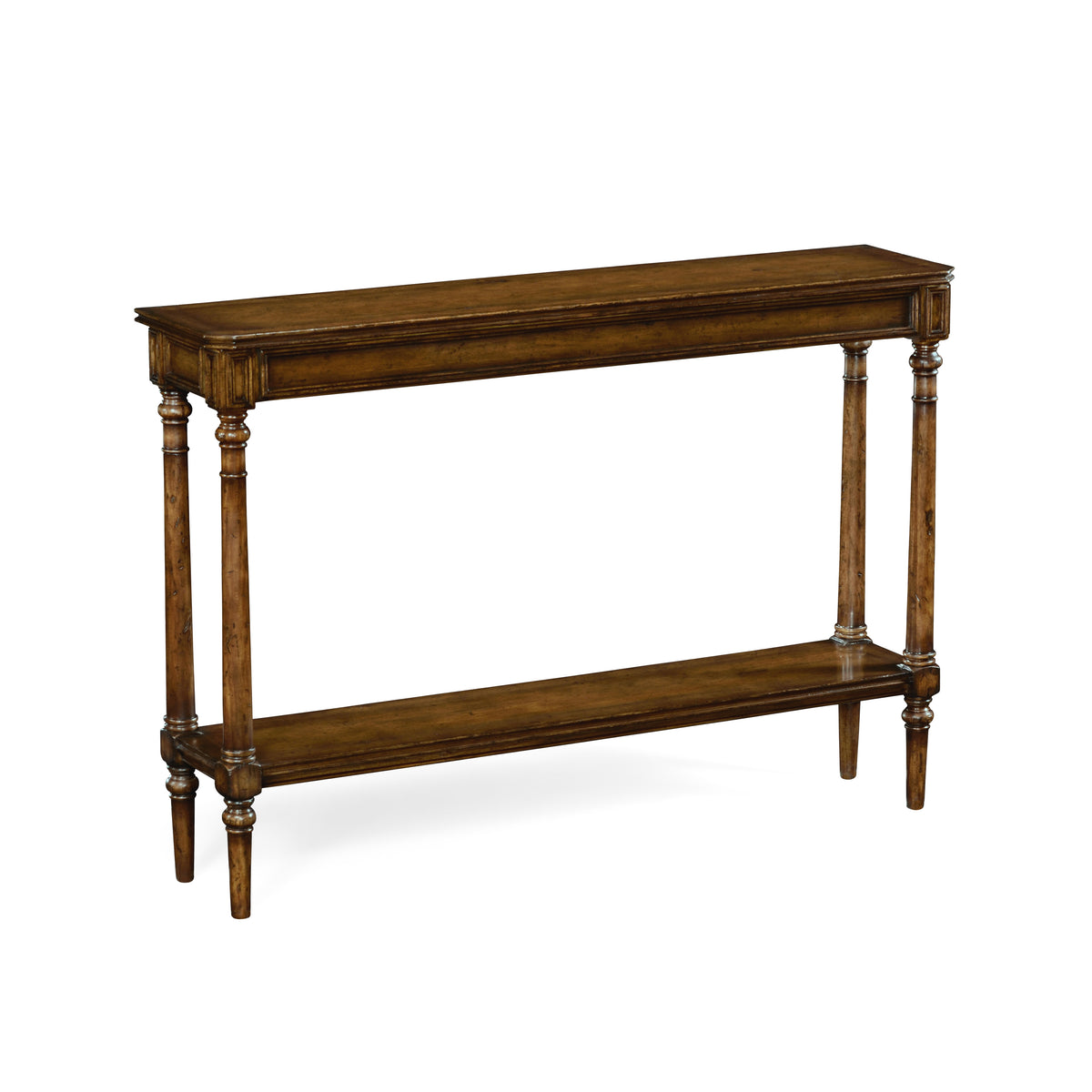 Curated Narrow Dark Walnut Console Table | Jonathan Charles Furniture