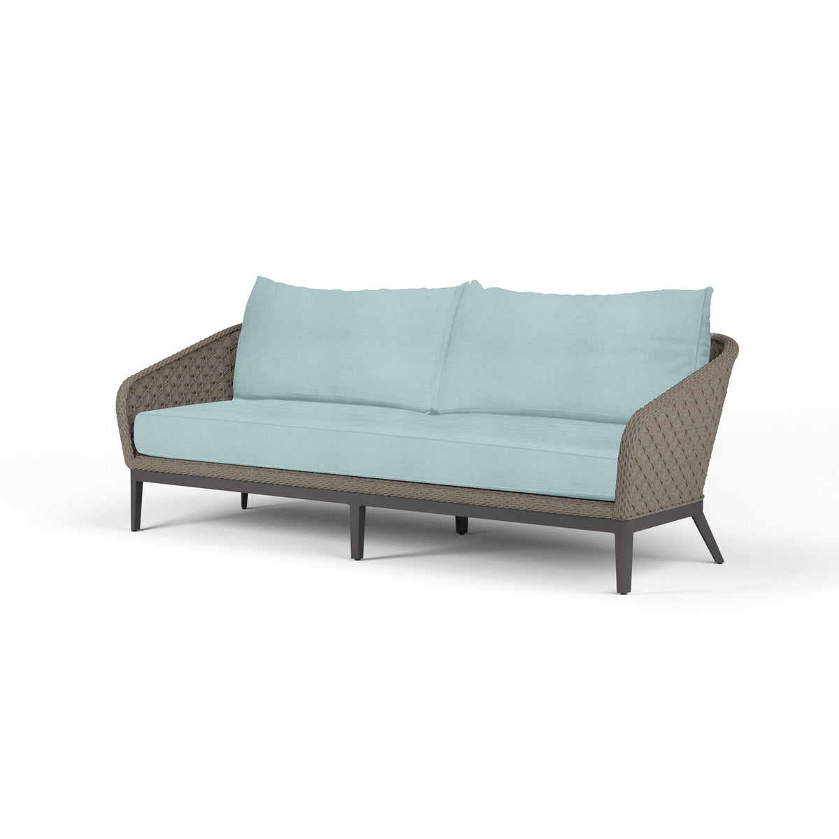 Marbella Sofa w/ Sunbrella Fabric - Graphite Finish | Sunset West ...