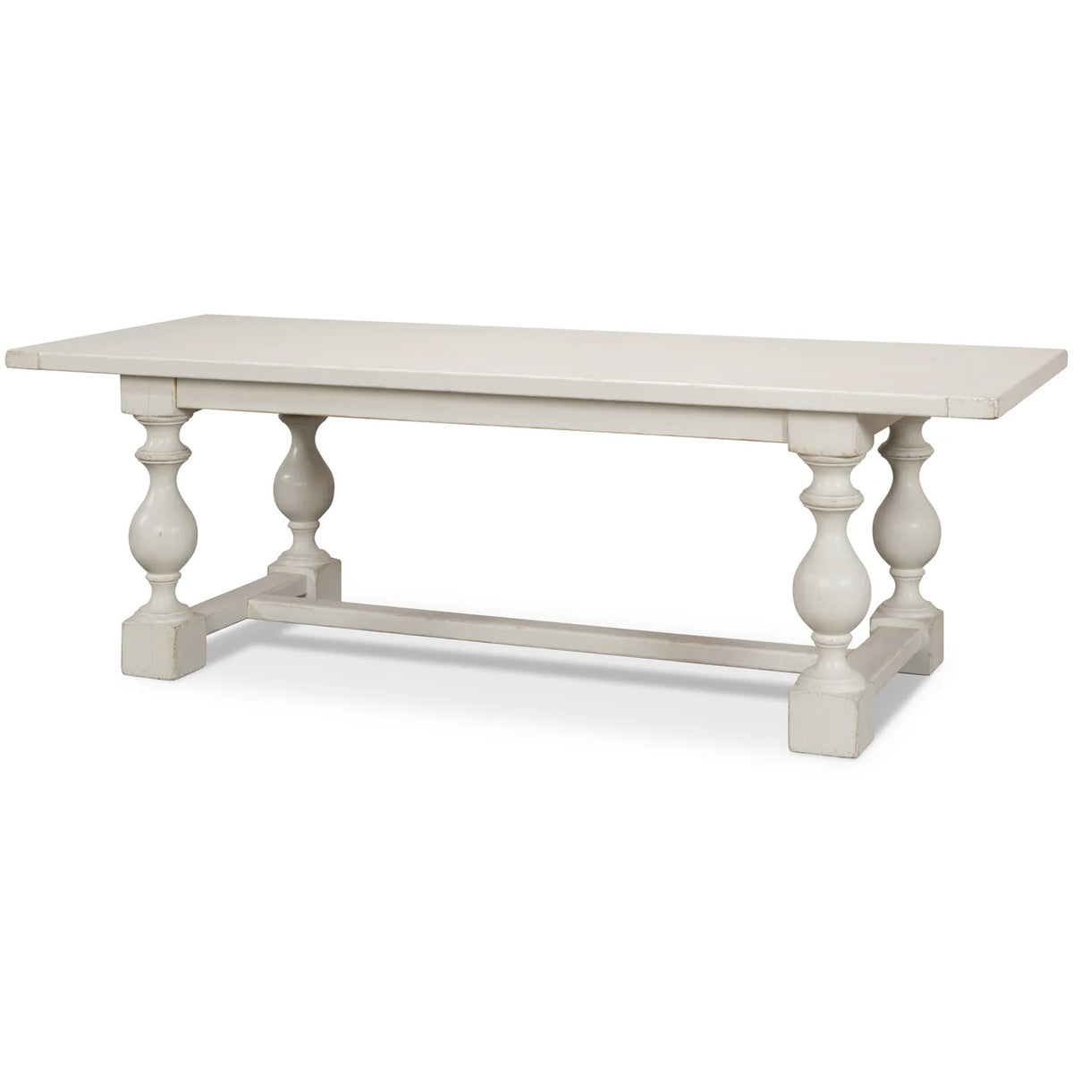 Owen Dining Table Antique White | Sarreid Ltd - 53686-3
