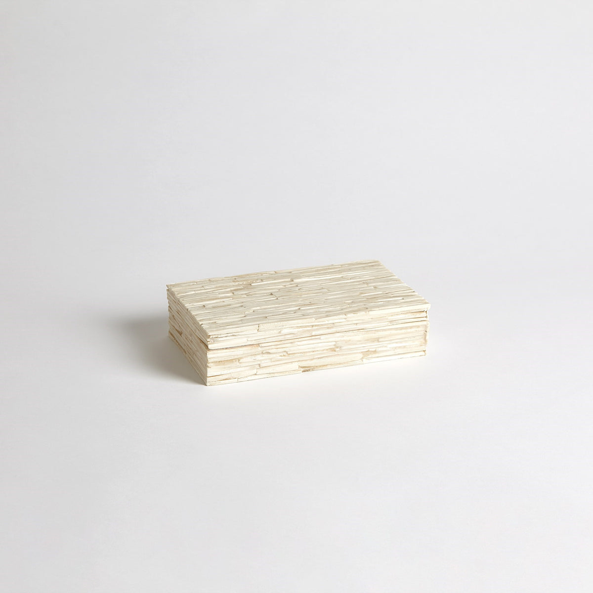 Chiseled Bone Storage Box-Sm | Global Views - 7.90246