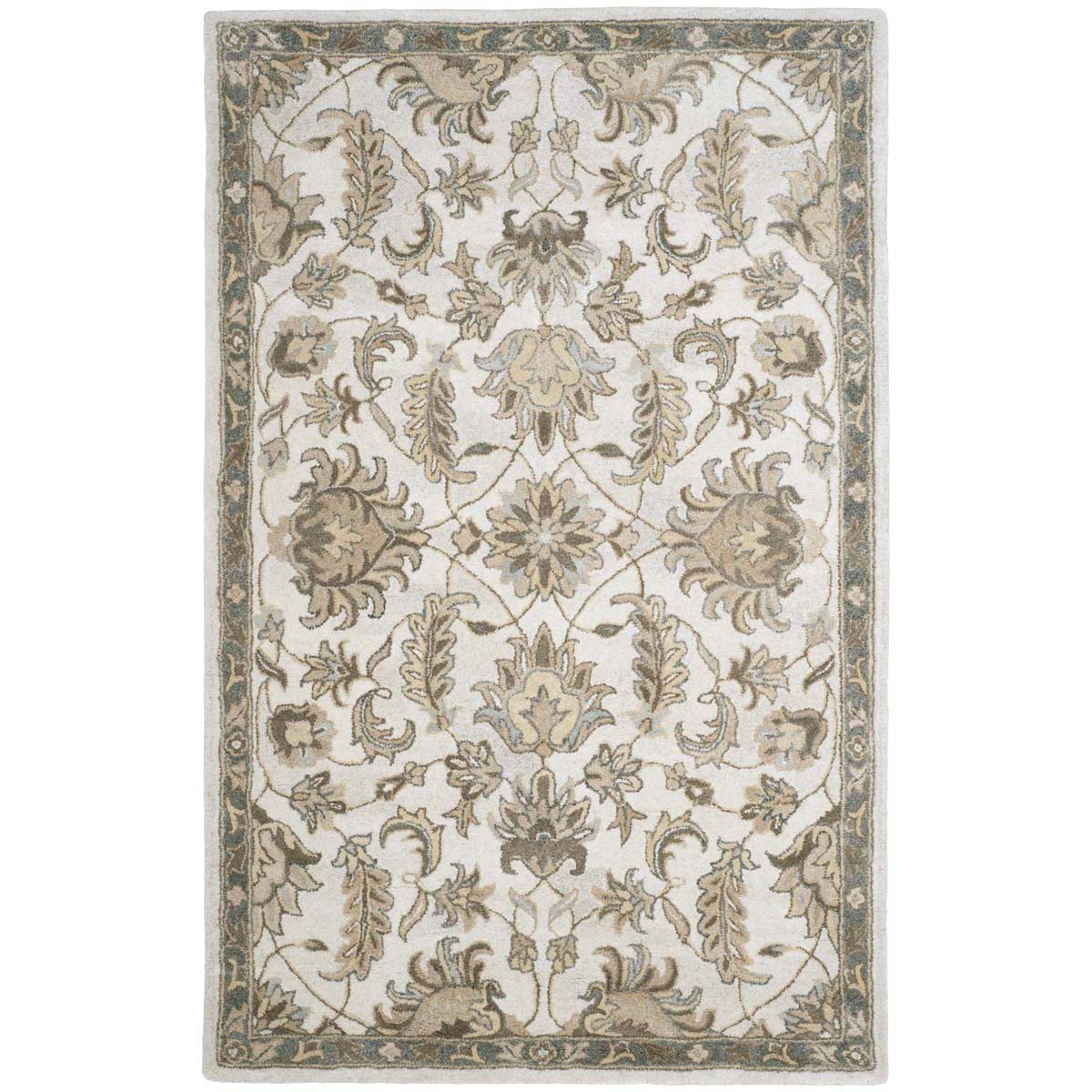 Safavieh Bella Rug Collection BEL924A - Ivory / Light Grey