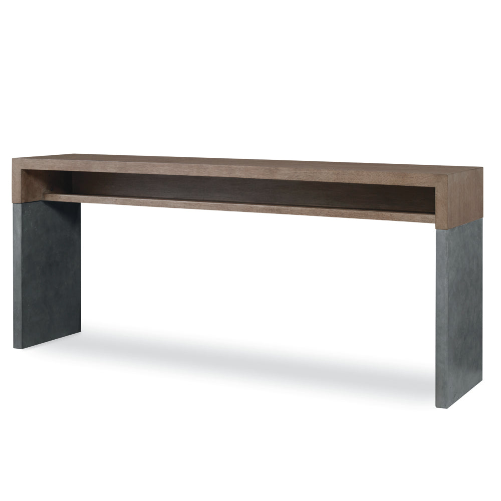 Curved Front Console (Grey;Timber Grey) | Century Furniture - C5H-721